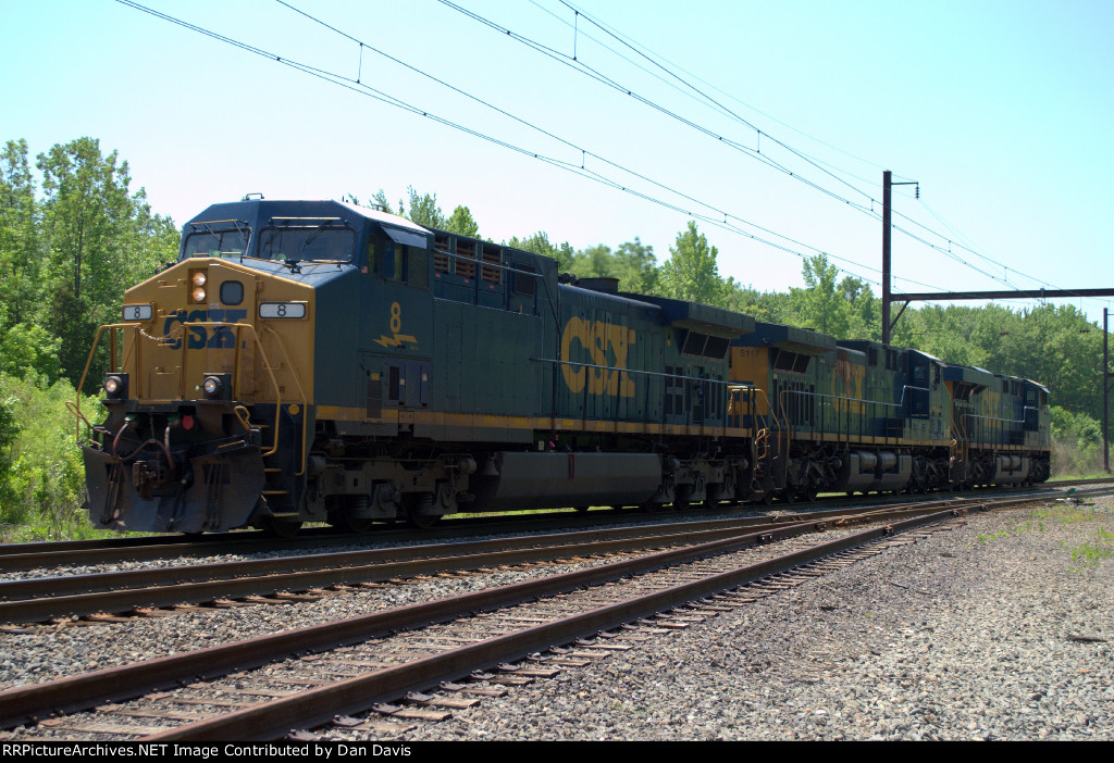 CSX AC44CW 8 leads X788